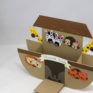 3D Noah's Ark Card for Birthday, Congratulations or Thank You - Etsy