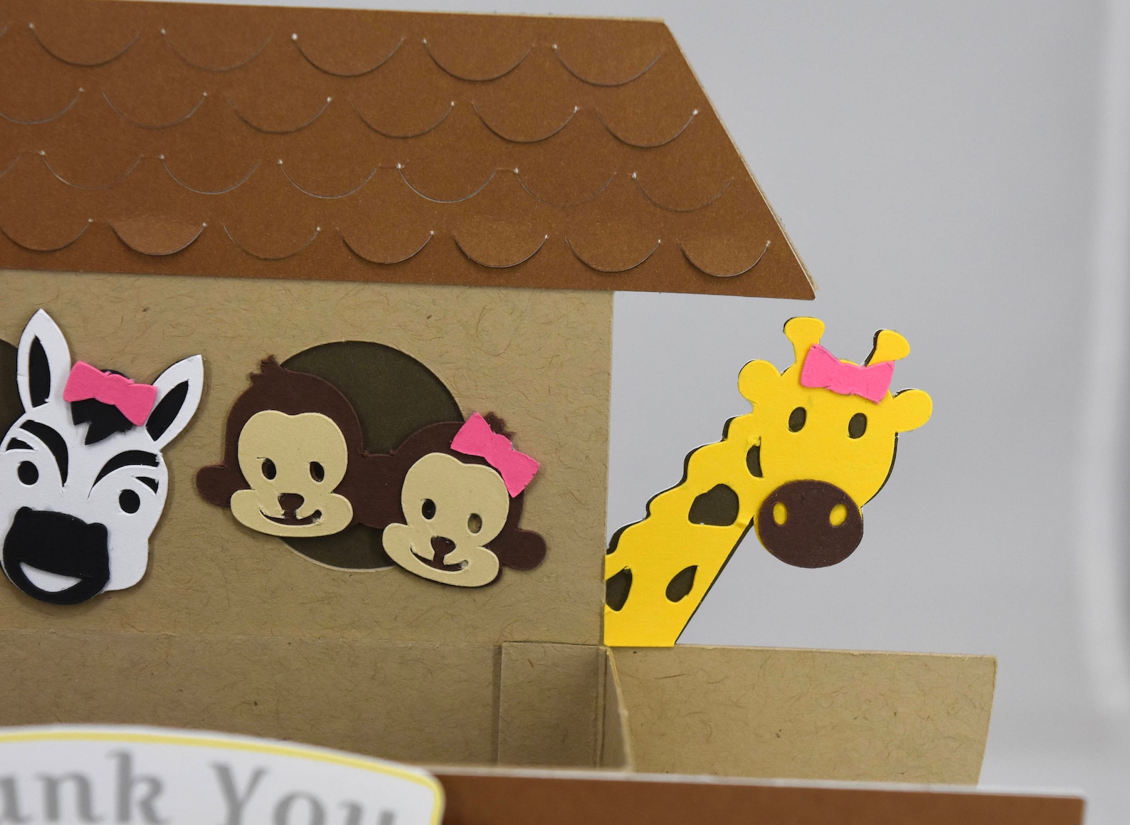 3D Noah's Ark Card for Birthday, Congratulations or Thank You - Etsy