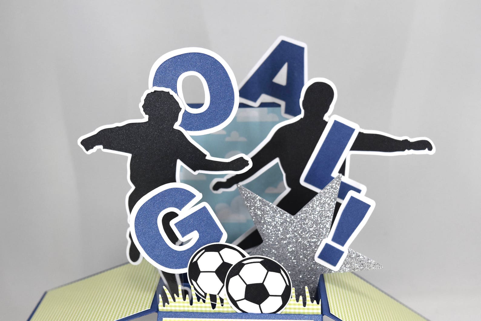 3D Soccer Birthday Card Box Card Football Card - Etsy