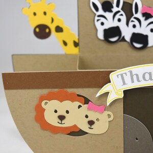 3D Noah's Ark Card for Birthday, Congratulations or Thank You - Etsy