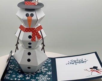 3D Nativity Snow Globe Christmas Card, Pop up Box Card - Etsy