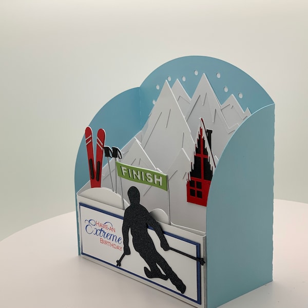 Ski Birthday Card - Etsy