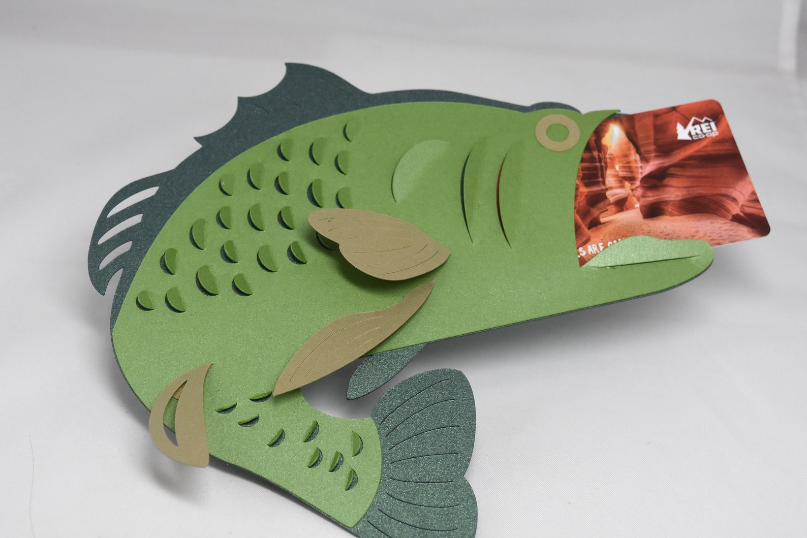 Fish Gift Card Holder for the Outdoorsman - Etsy