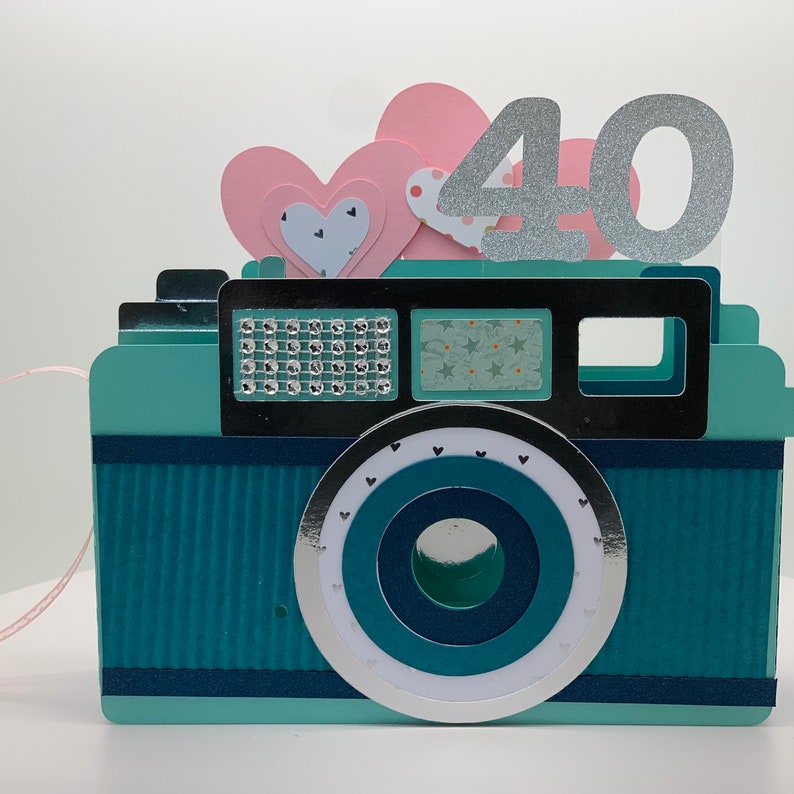 3D Camera Birthday Card With Age - Etsy