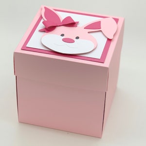 3D Easter Bunny Explosion Box Card - Etsy