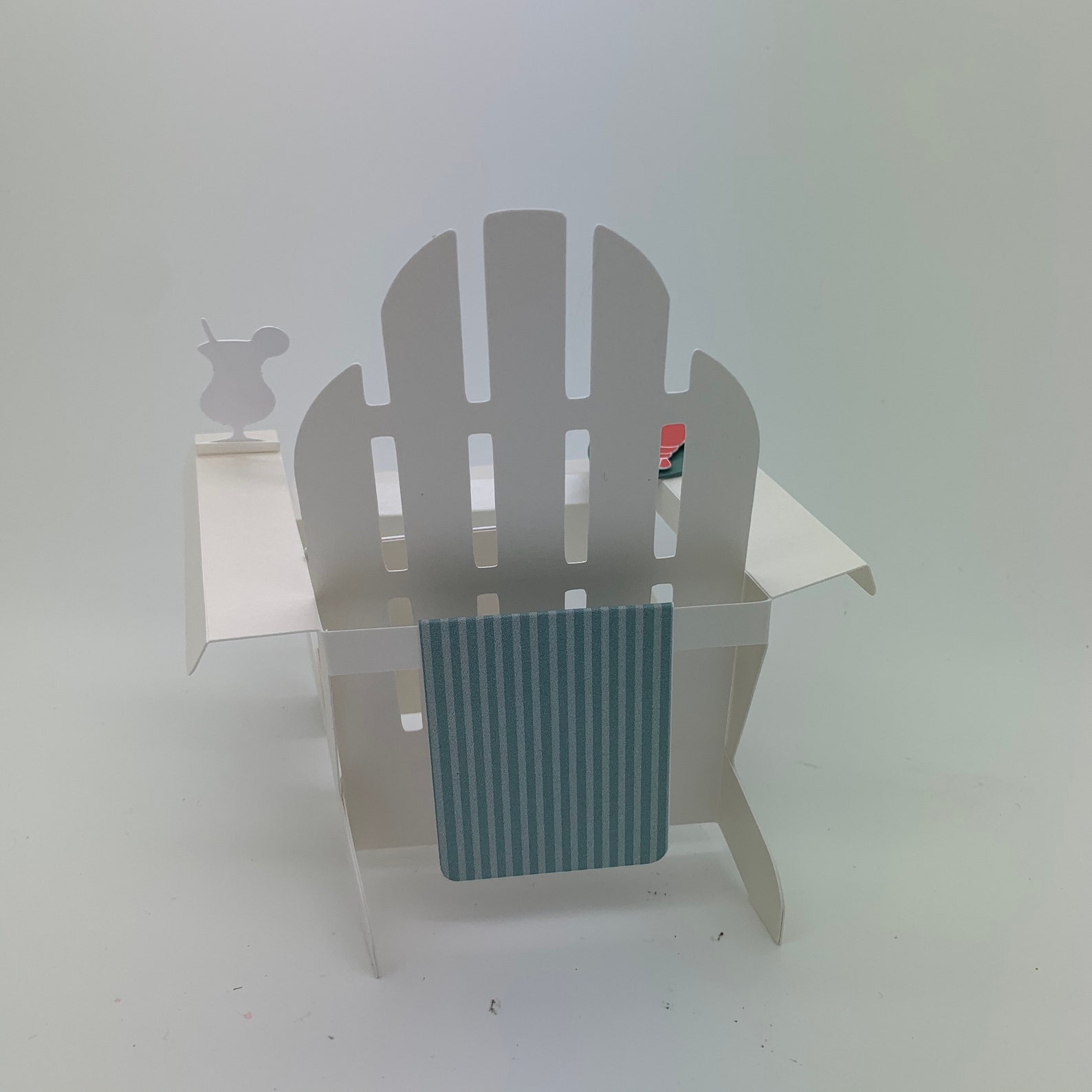 3D Adirondack Chair Birthday Card With Lobster and Cocktail - Etsy