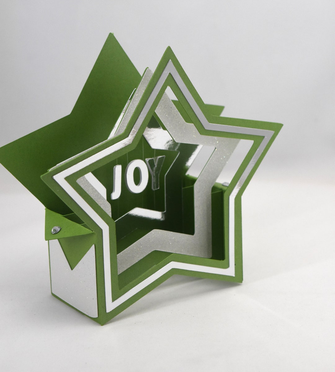 3D Star Card, Pop up Box Card, Joy - Etsy