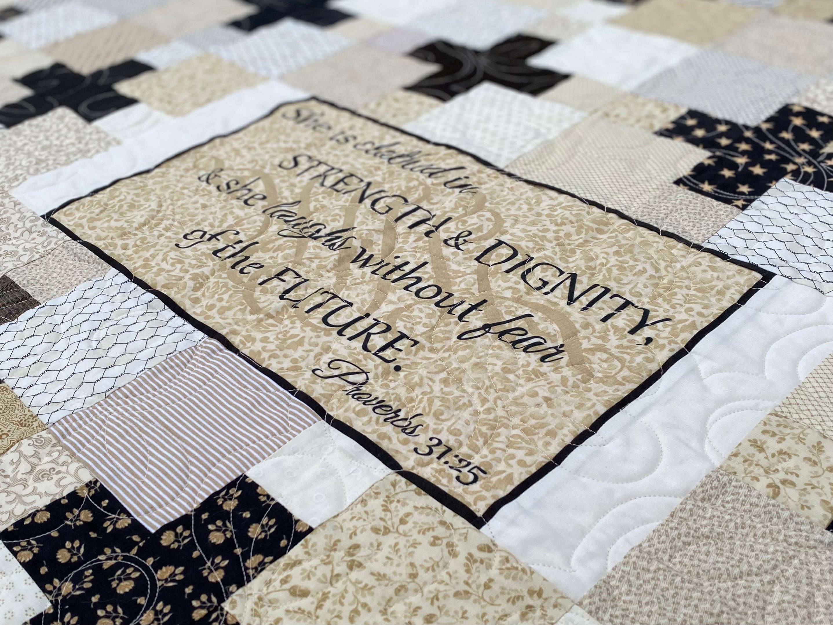 A Gift for Courage, Positively Fearless Handmade Heirloom Quality Quilt ...
