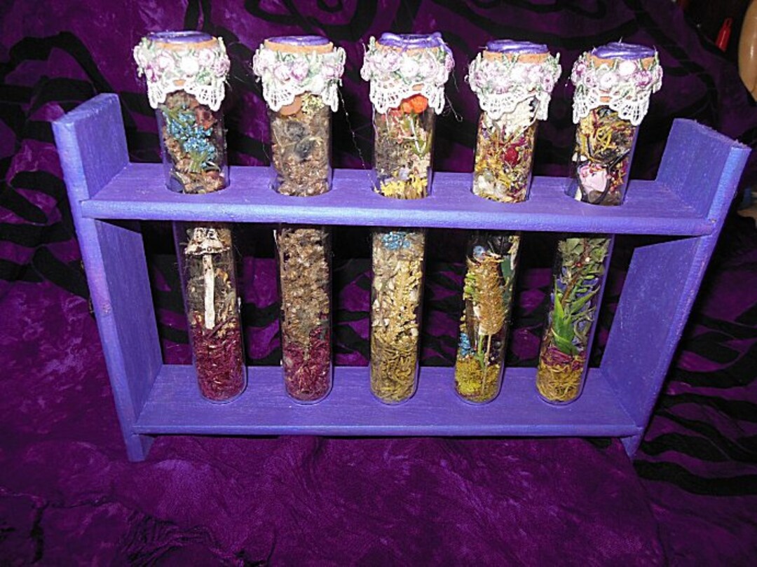 Handmade Apothecary Set-apothecary Set/halloween Apothecary/dried ...