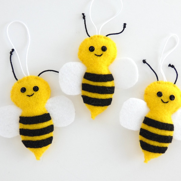 Felt Bumble Bee - Etsy