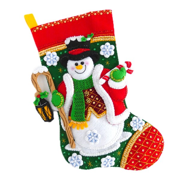 Finished Bucilla Christmas Stocking - Etsy