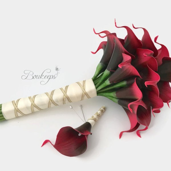 Red Calla Lily - Etsy