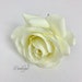 CHOOSE RIBBON COLOR White Rose Boutonniere, Ivory Rose Boutonniere With ...