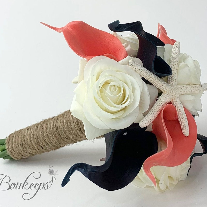 Coral Ivory Wedding - Etsy