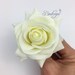 CHOOSE RIBBON COLOR White Rose Boutonniere Ivory Rose - Etsy