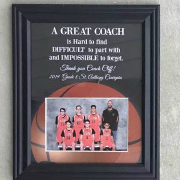 Basketball Coach Gift Ideas - Etsy