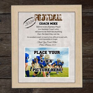 Football Coach Gift , Football Banquet Gift , Custom Coach Picture ...