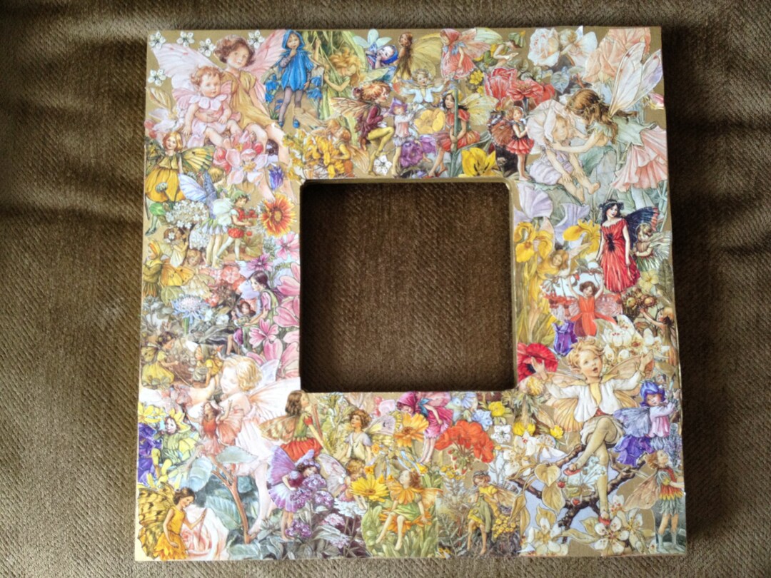 Fantasy Fairy Decoupage Picture Frame And/or Mirror - Etsy
