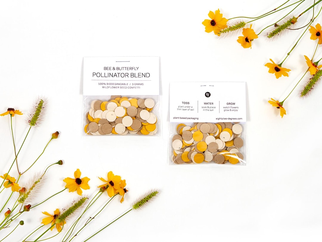 Multi Colored, Wildflower Seed Confetti - Large Pack, Plantable - Etsy