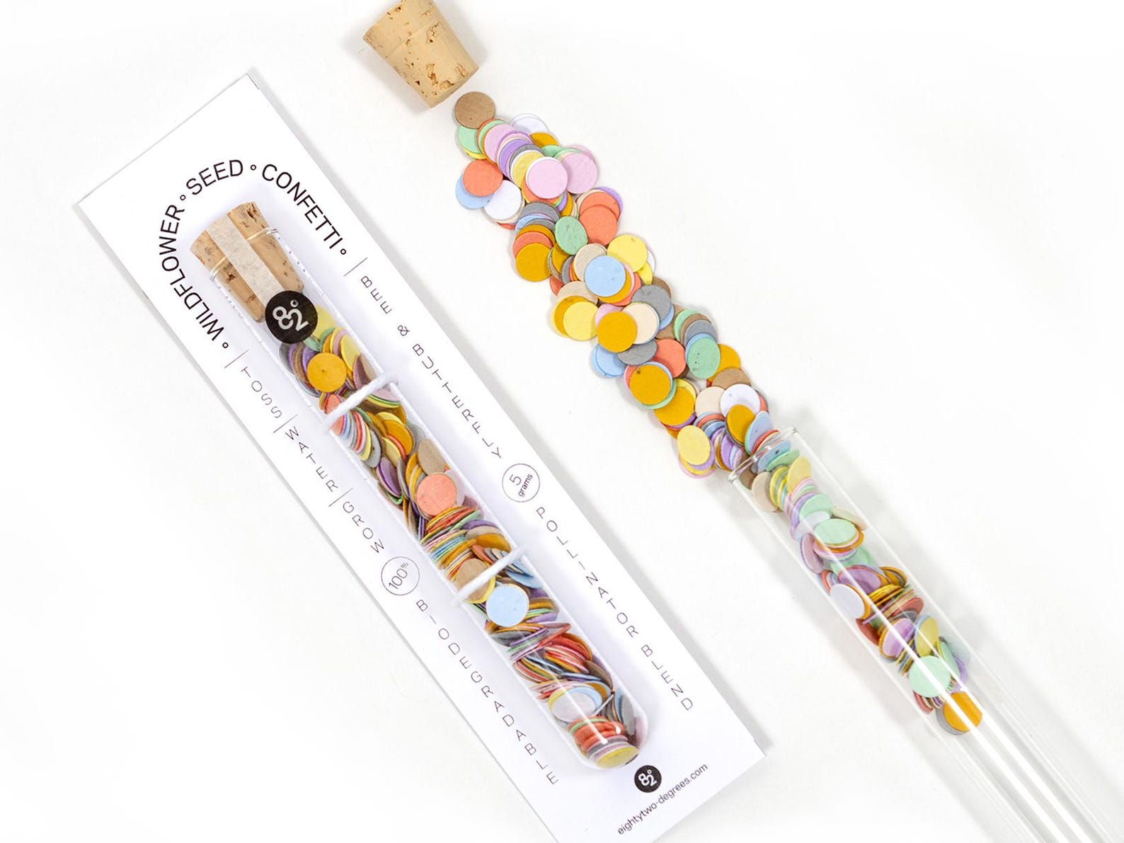 Wildflower Seed Confetti Vial, Plantable, Biodegradable - Etsy