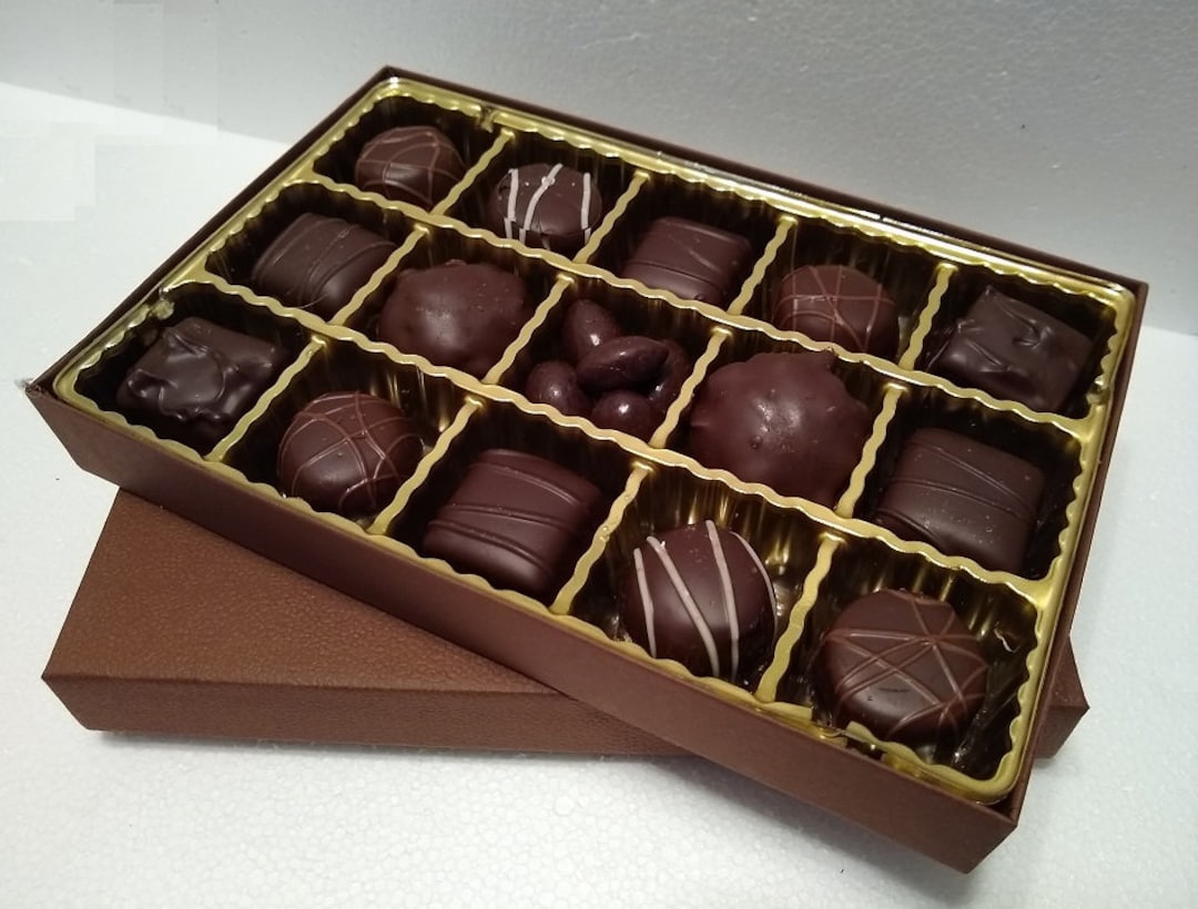 Milk or Dark Chocolate Assortment, Boxed Candy, Christmas Candy, Boxed ...