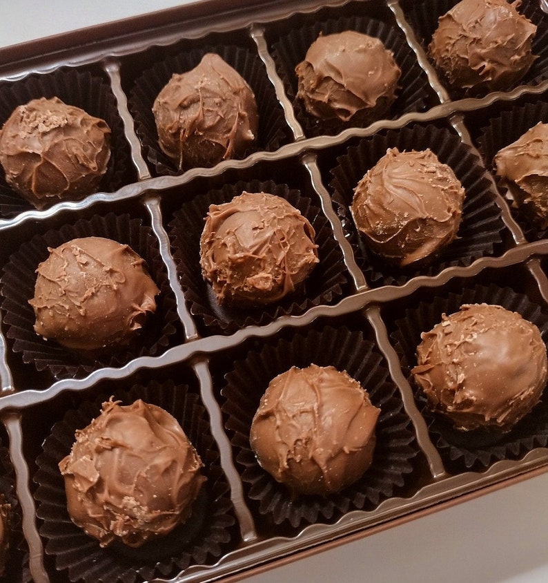 Truffles Milk Chocolate Truffles Chocolate Boxed - Etsy