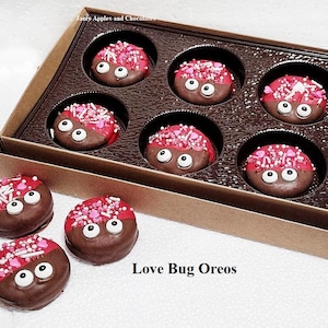 Love Bug Oreos, Chocolate Cookies, Valentine's Day Treats, Gift For ...