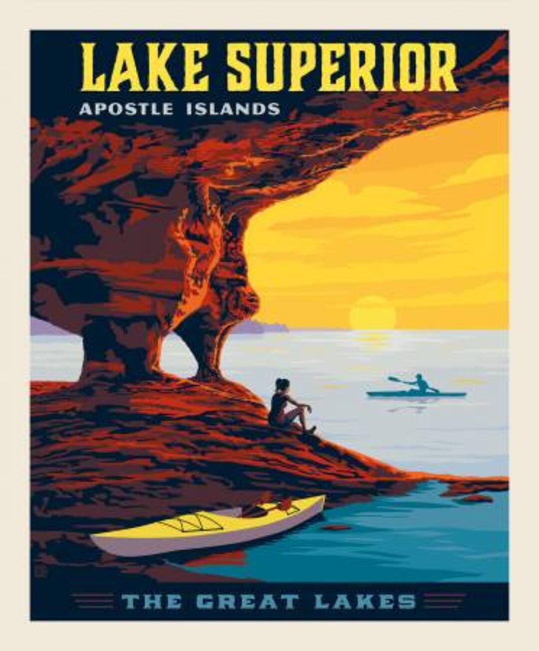 Riley Blake Fabric LAKE SUPERIOR Panel - Etsy