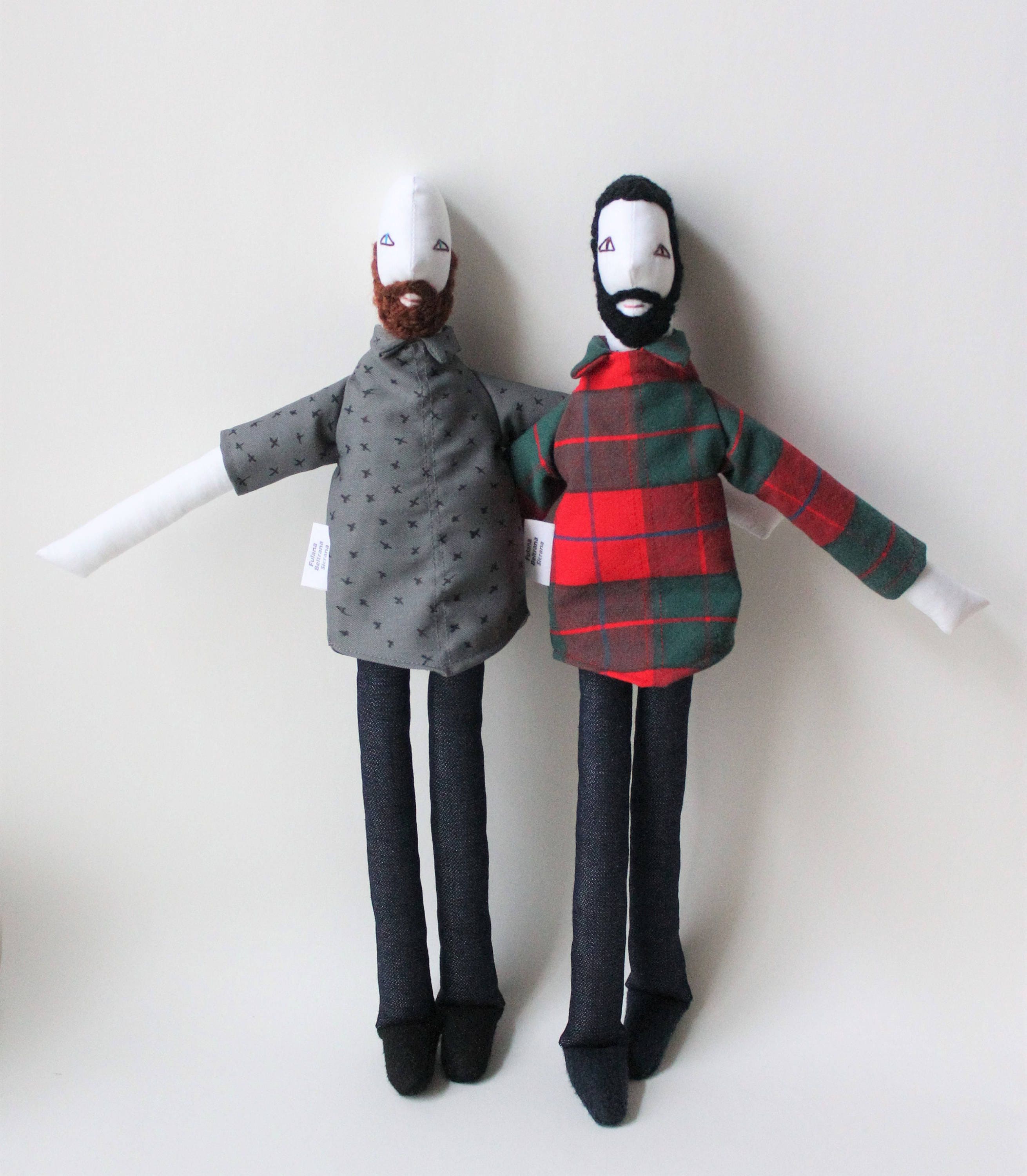 Personalized couple dolls portrait dolls from picture same | Etsy