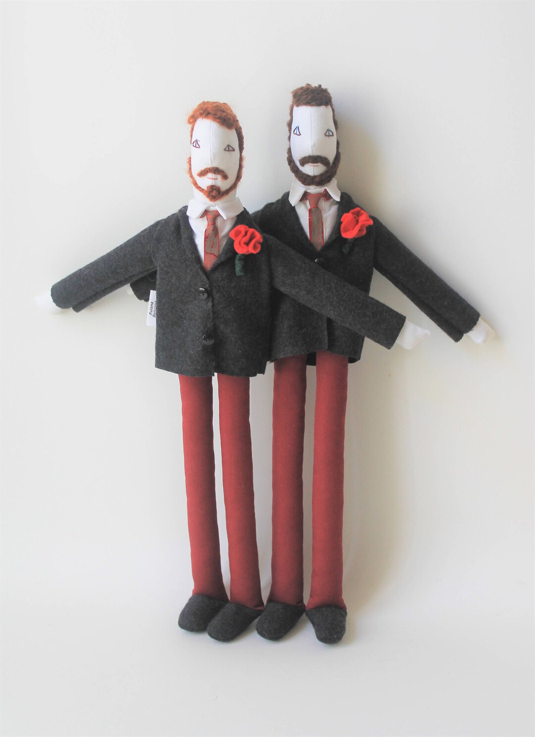 Personalized Couple Dolls, Portrait Dolls From Picture, Same Sex Couple ...