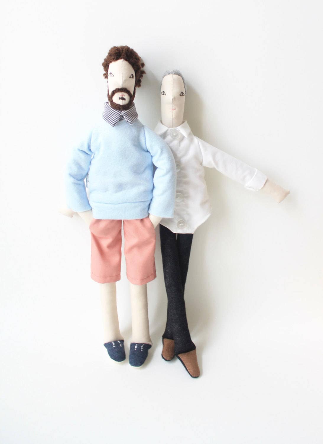 Personalized couple dolls portrait dolls from picture same | Etsy