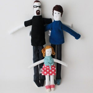 Portrait Family Dolls, Likeness Fabric Dolls, Personalized Dolls From ...