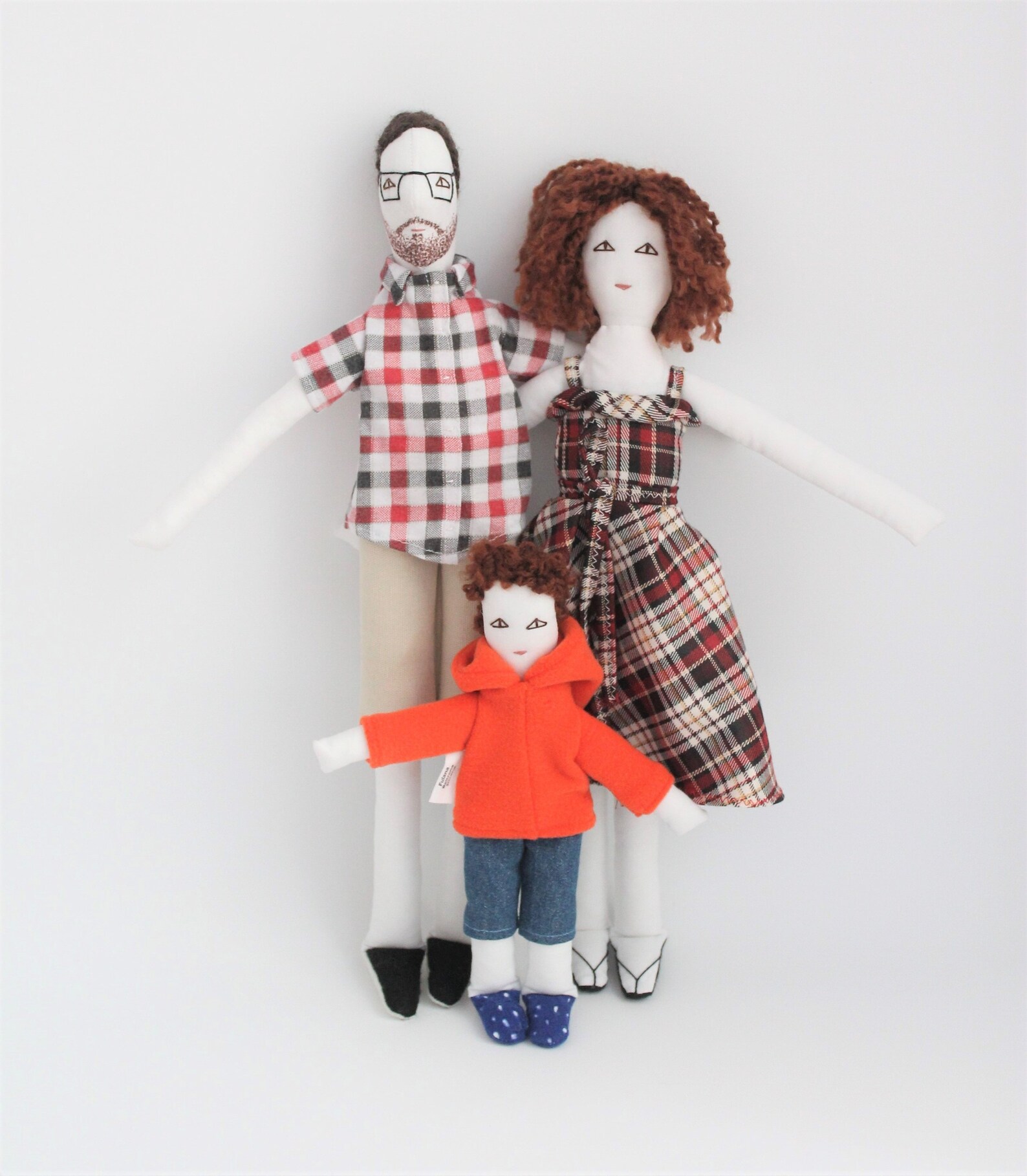 Personalized Family Fabric Dolls Custom Family Portrait Cloth - Etsy