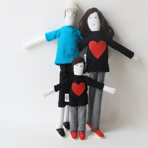 Portrait Family Dolls, Likeness Fabric Dolls, Personalized Dolls From ...