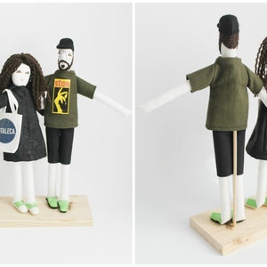 Personalized Couple Dolls, Portrait Dolls From Picture, Same Sex Couple ...