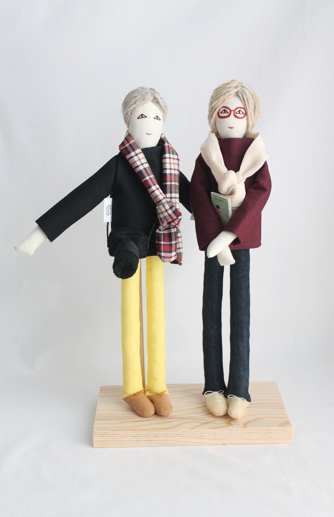 Personalized Couple Dolls, Portrait Dolls From Picture, Same Sex Couple ...