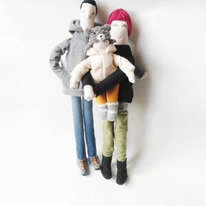 Portrait Family Dolls, Likeness Fabric Dolls, Personalized Dolls From ...