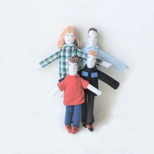 Portrait Family Dolls, Likeness Fabric Dolls, Personalized Dolls From ...