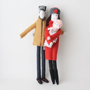 Portrait Family Dolls, Likeness Fabric Dolls, Personalized Dolls From ...