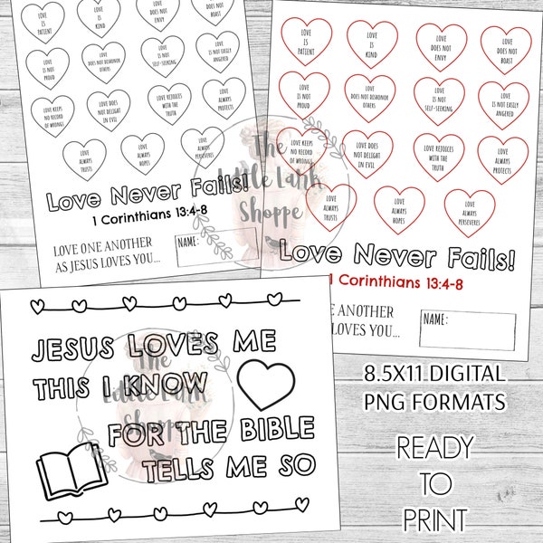Jesus Loves Me Coloring Pages - Etsy
