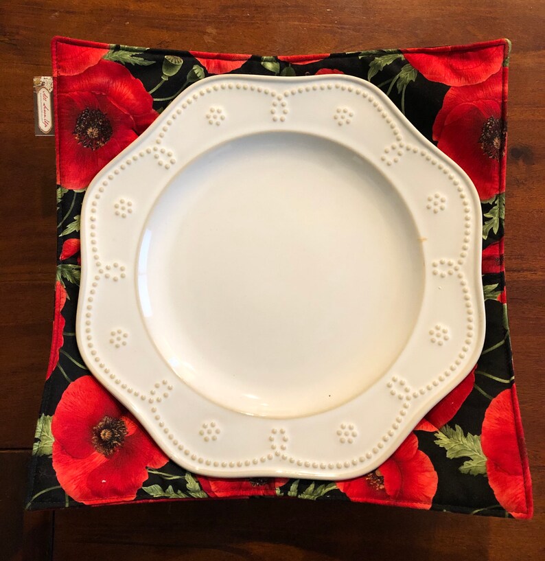 Microwave Plate Holders Cozy Plate size 14 | Etsy