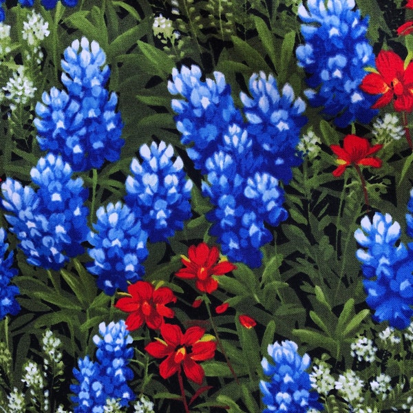 Bluebonnet Fabric - Etsy