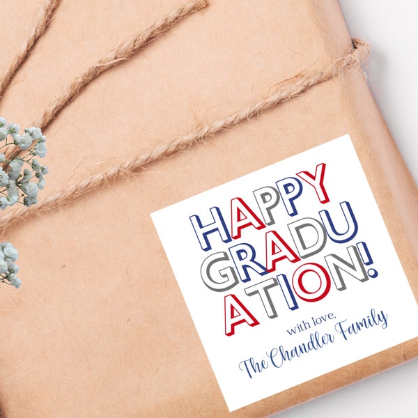 Happy Graduation Stickers - Etsy