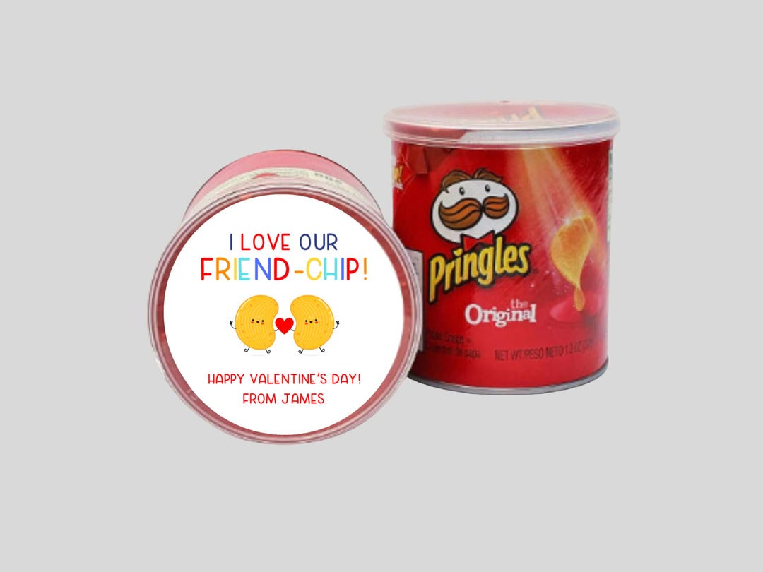 Personalized Pringles Valentine's Day Stickers - Friendchip Design ...