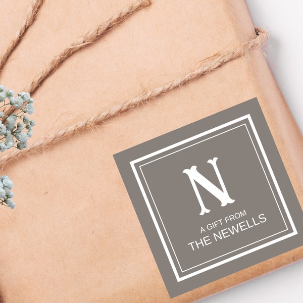 Initial Stickers - Etsy