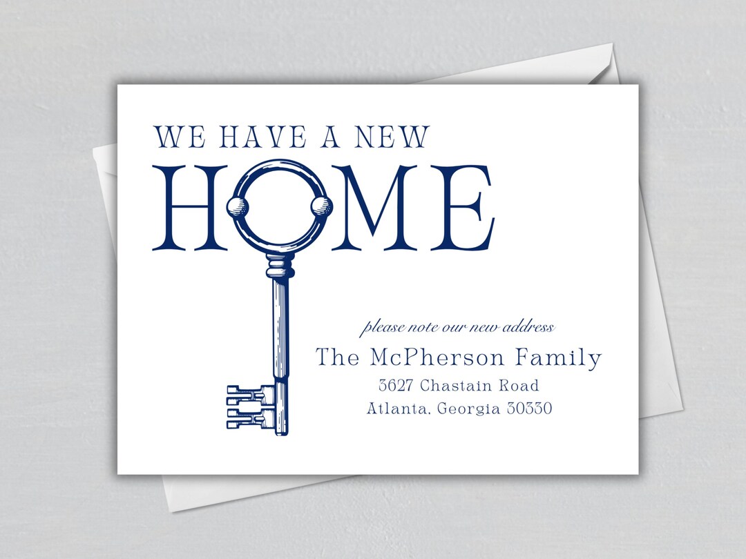 Address Change Announcements We've Moved Announcements Our New Address ...