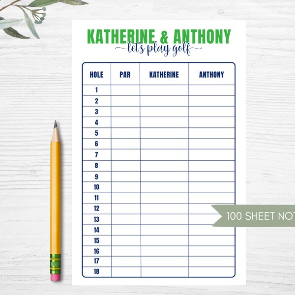 Mini Golf Score Sheet - Etsy