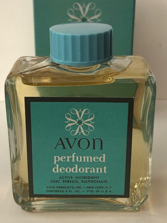 1960s Vintage AVON PERFUMED DEODORANT in Original Box Full - Etsy