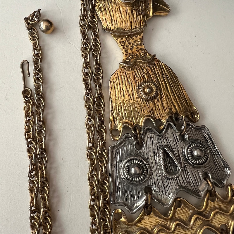 Silvertone Bird Pendant - Etsy