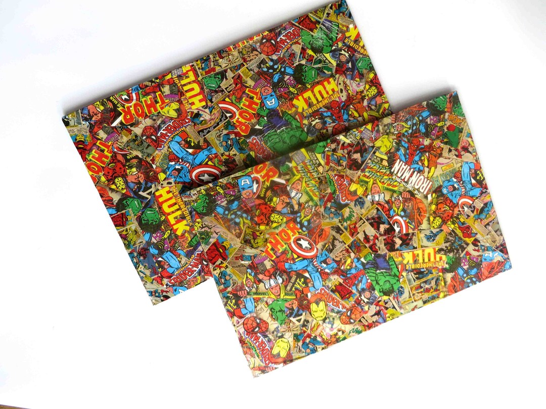 Marvel Pair of Placemats - Etsy